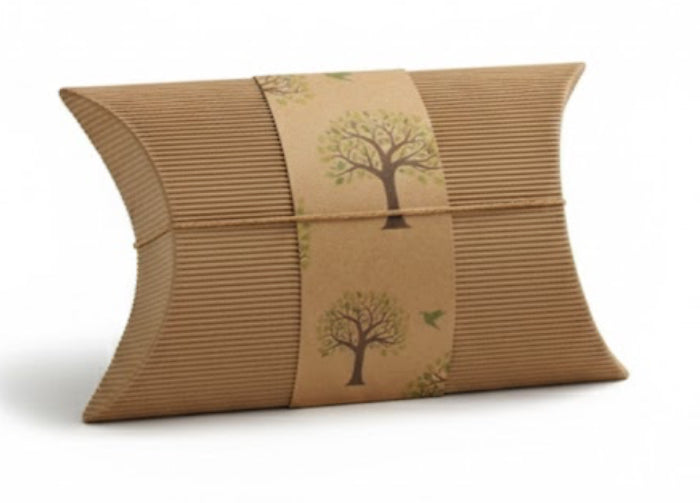 Eco-Friendly Cremation Urn - Corrugated Paper Burial Urn - Natural Bro ...