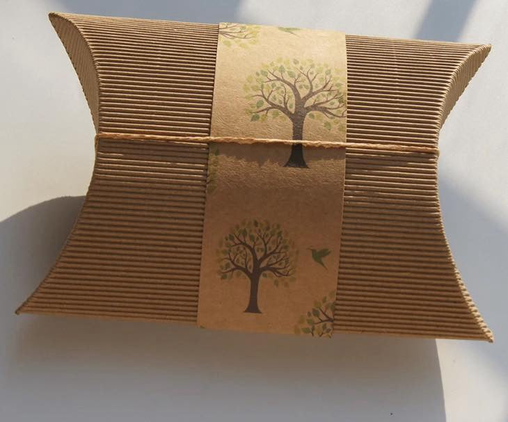 Eco-Friendly Cremation Urn - Corrugated Paper Burial Urn - Natural Bro ...