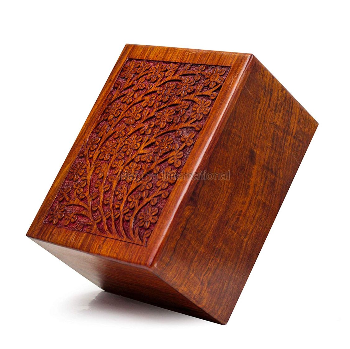 Artisanal Indian Rosewood "Tree of Life" Cremation Urn – Urn Centre ...